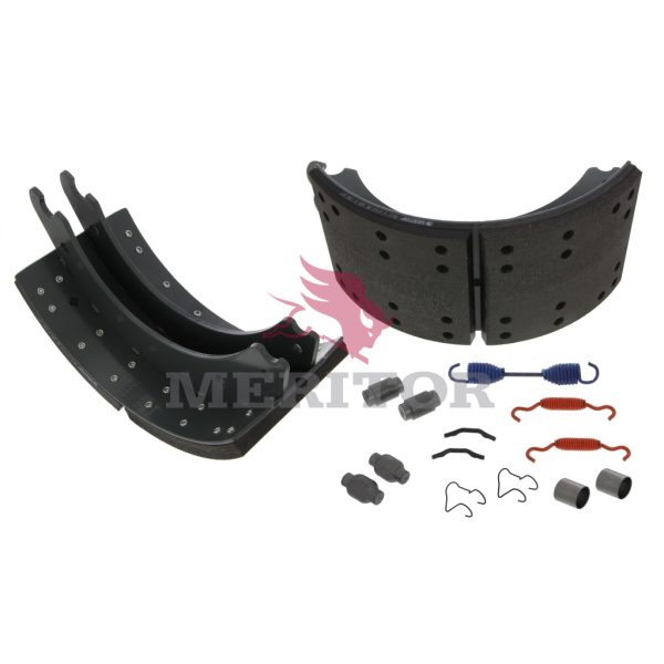 Meritor Reman Brake Shoe Lined Shoe Kit With Hardware Reman XK3124707QP ...