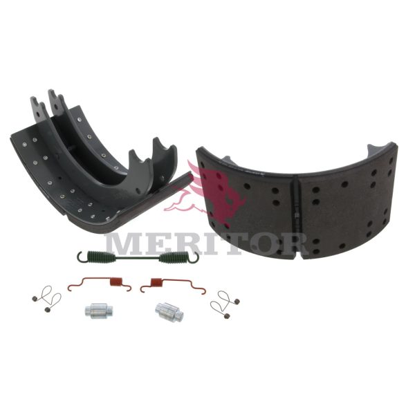 Meritor Reman Brake Shoe Lined Shoe Kit With Hardware Reman XK3124709E2 ...