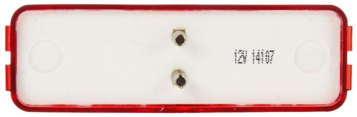 Truck-Lite 19 Series Base MountIncandescent Red Rectangular 2 Bulb ...