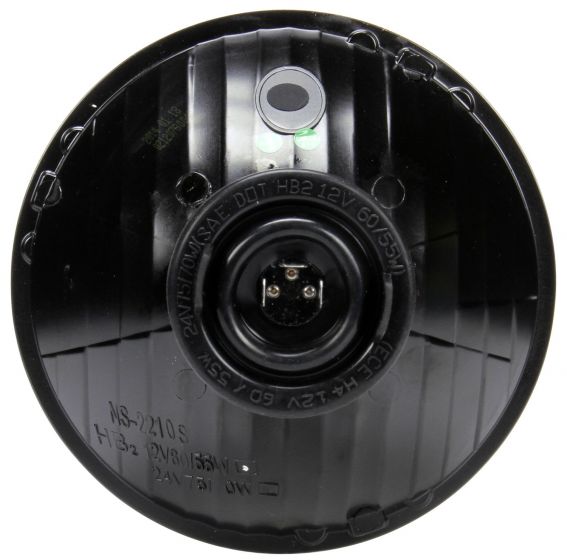 Truck-Lite 7in Round Halogen 1 Bulb HeadLight Glass Lens Aluminum 27012 ...