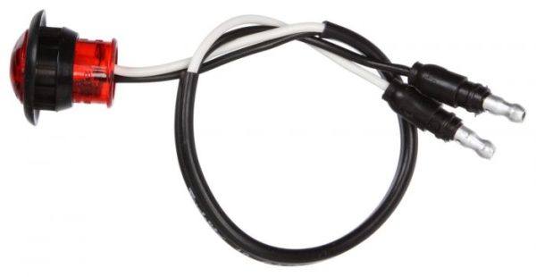 Truck-Lite 33 Series LED Red Round 1 Diode Marker Clearance Light PC ...