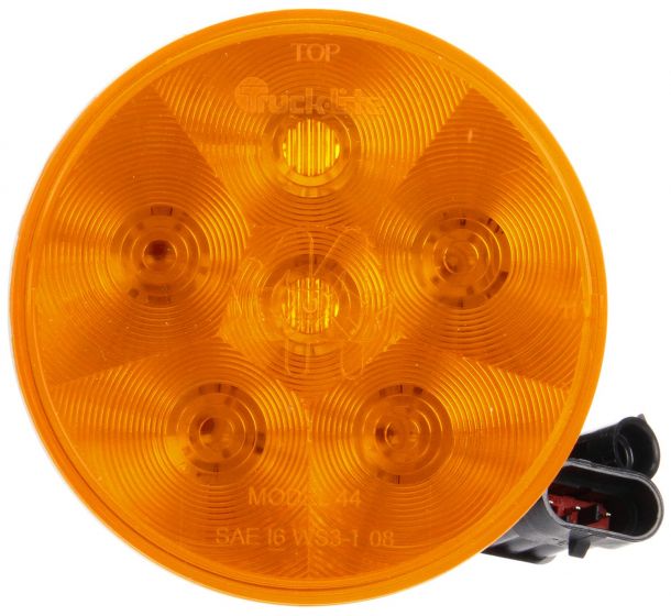 Truck-Lite Super 44LED Strobe 6 Diode Round Yellow 282087 Weather ...