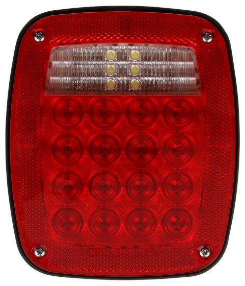 Truck-Lite Signal Stat LED Red Clear Acrylic Lens RH Combo Box Light 3 ...