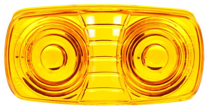Truck-Lite Signal Stat Oval Yellow Acrylic Replacement Lens Snap Fit ...