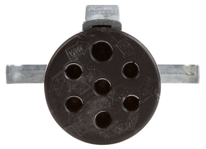 Truck-Lite 7 Conductor Female 7 Pole Trailer Connector Plug Metal 97159 ...