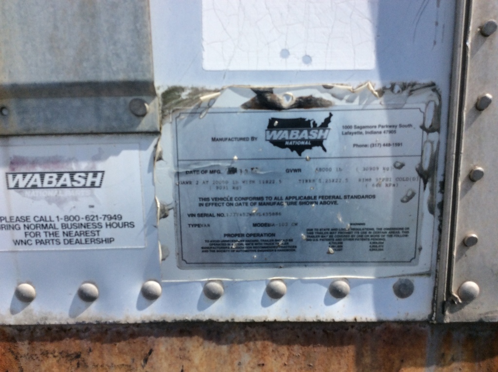1997 Wabash TRAILER - Bergey's Truck Centers: Medium & Heavy Duty ...