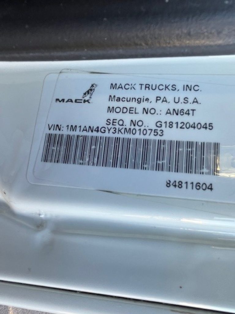2019 Mack AN64T - Bergey's Truck Centers: Medium & Heavy Duty ...