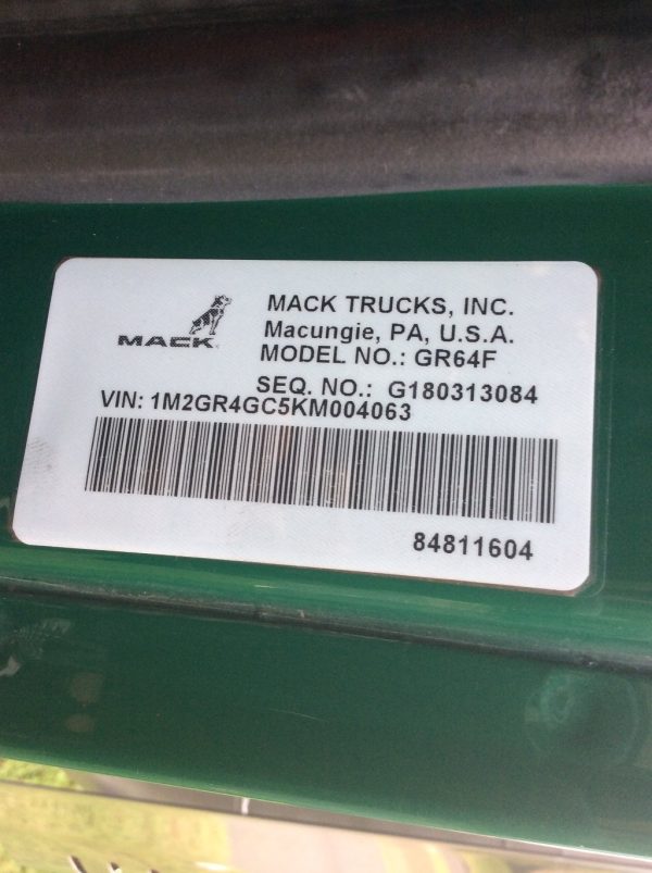 2019 MACK GR64F - Bergey's Truck Centers: Medium & Heavy Duty ...